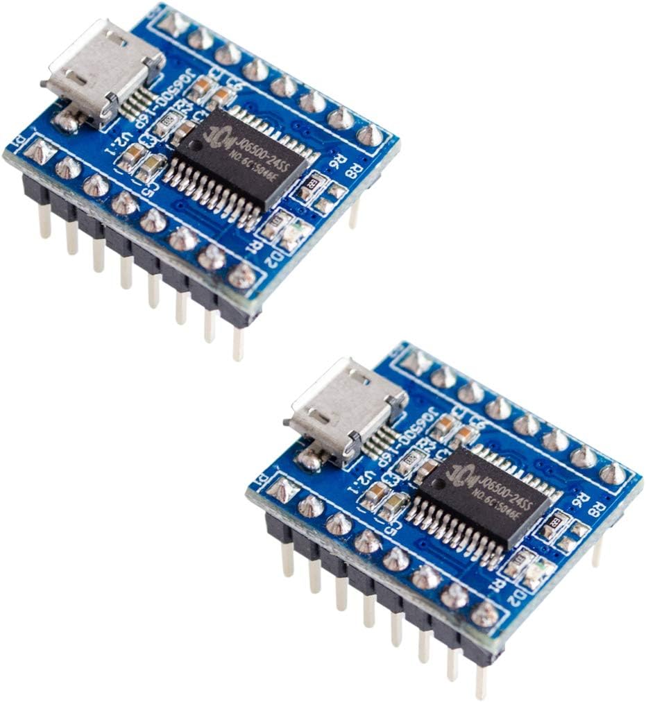 HiLetgo 2pcs JQ6500 Voice Module Sound Module MCU 5 Channel Serial ...