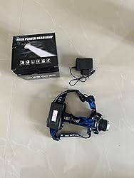Super Bright Headlamp, USB Rechargeable Led Head Lamp, IPX4 Zoomable Waterproof Headlight with 4 ...
