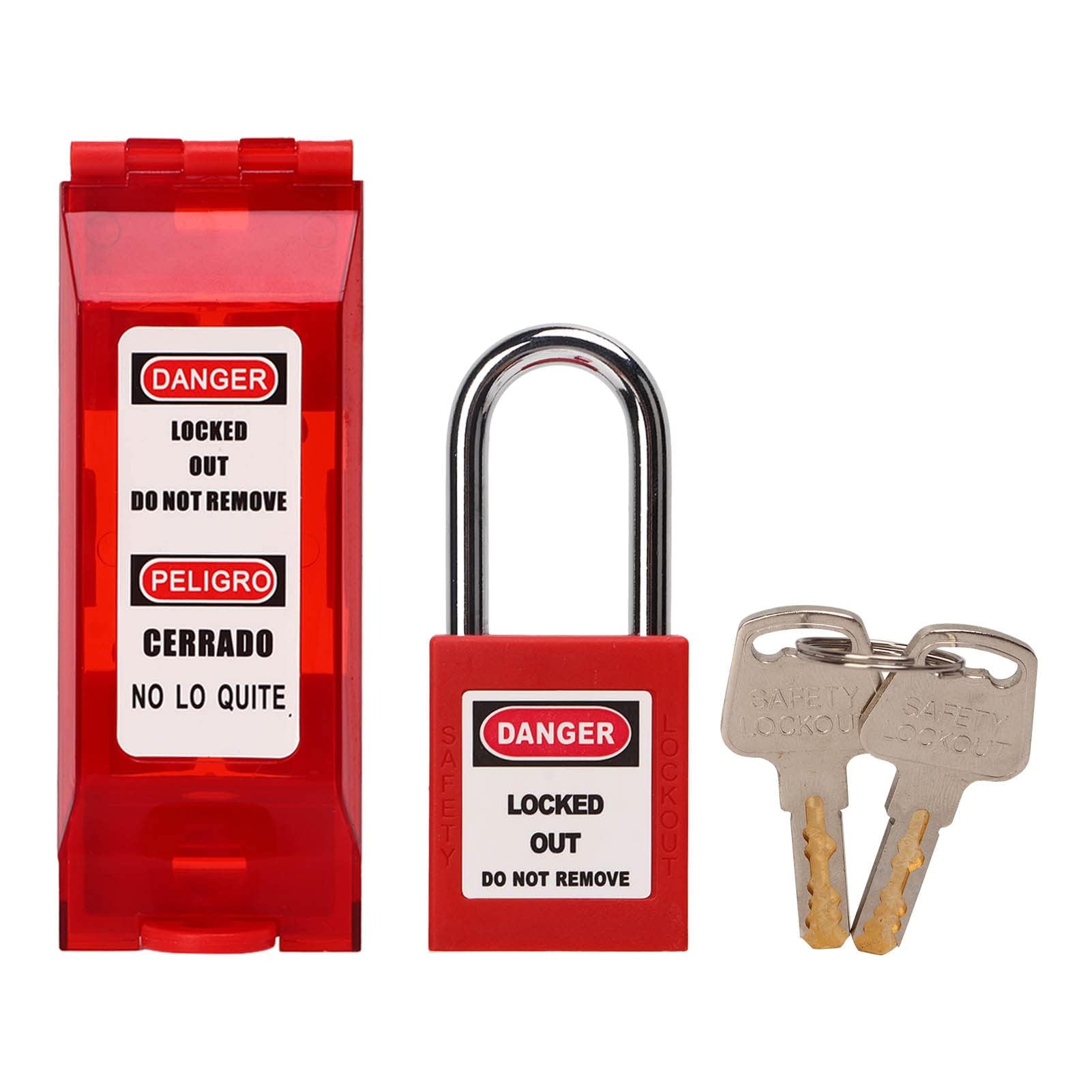 Amazon.com: Lockout Tagout with Universal Wall Switch Cover, Lockout ...