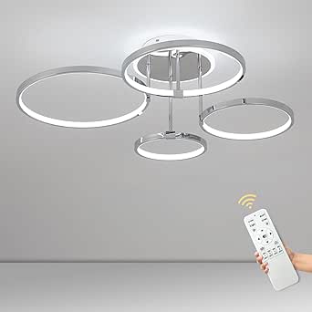 CANEOE Modern Led Ceiling Light,Dimmable Ceiling Light Fixtures with ...