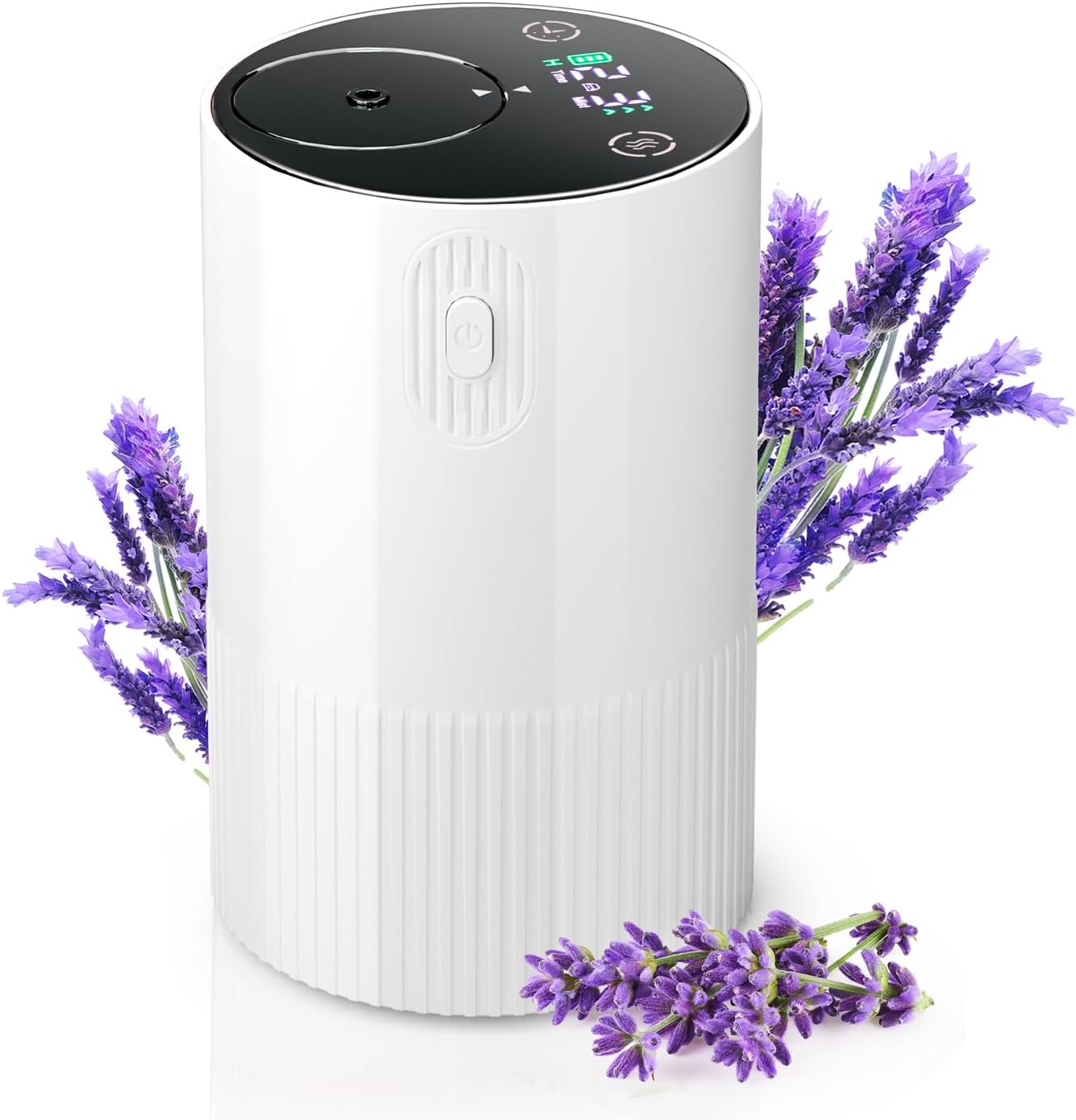 Amazon.com: Waterless Essential Oil Diffuser Portable: White Cordless ...