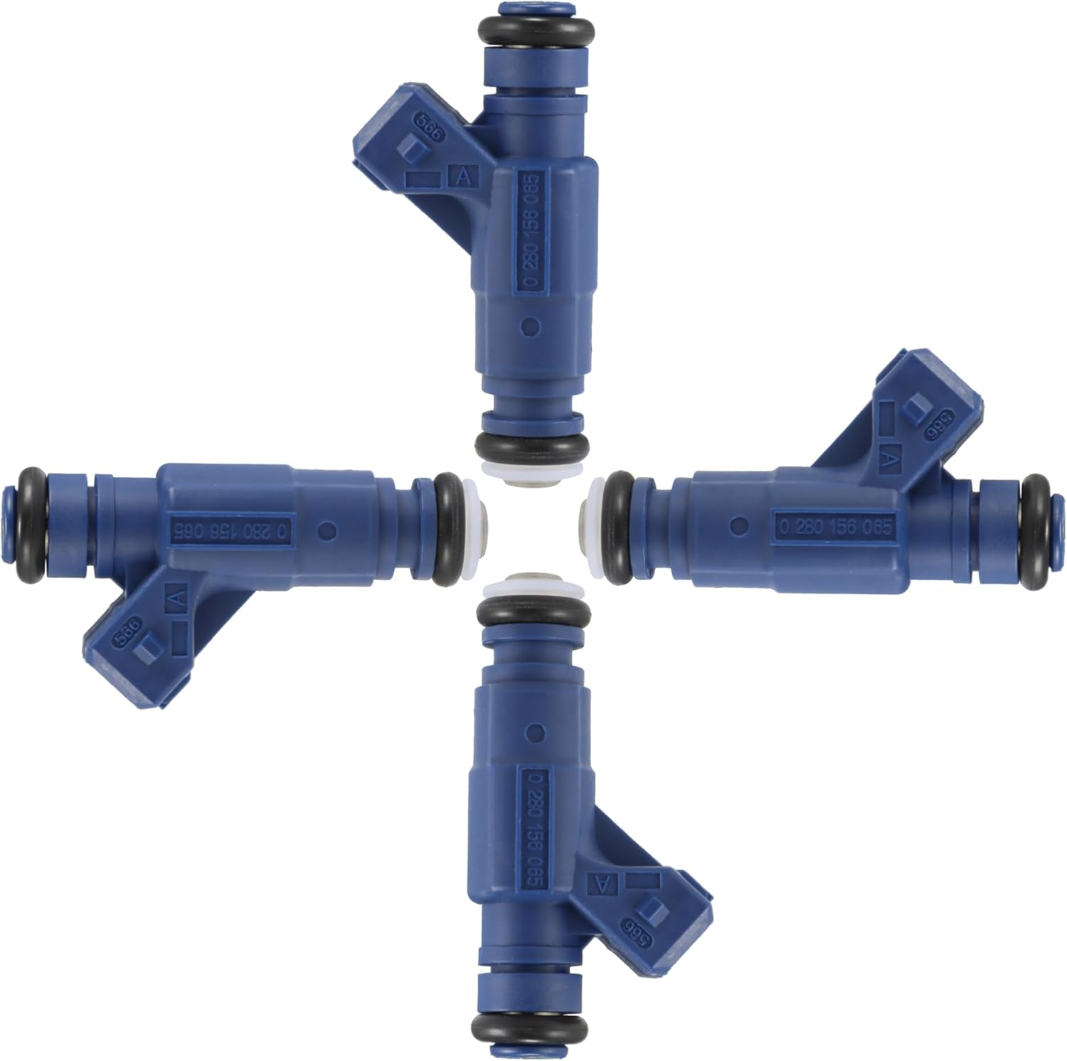 Amazon.com: X AUTOHAUX 4pcs 0280156065 Flow Matched Fuel Injector ...
