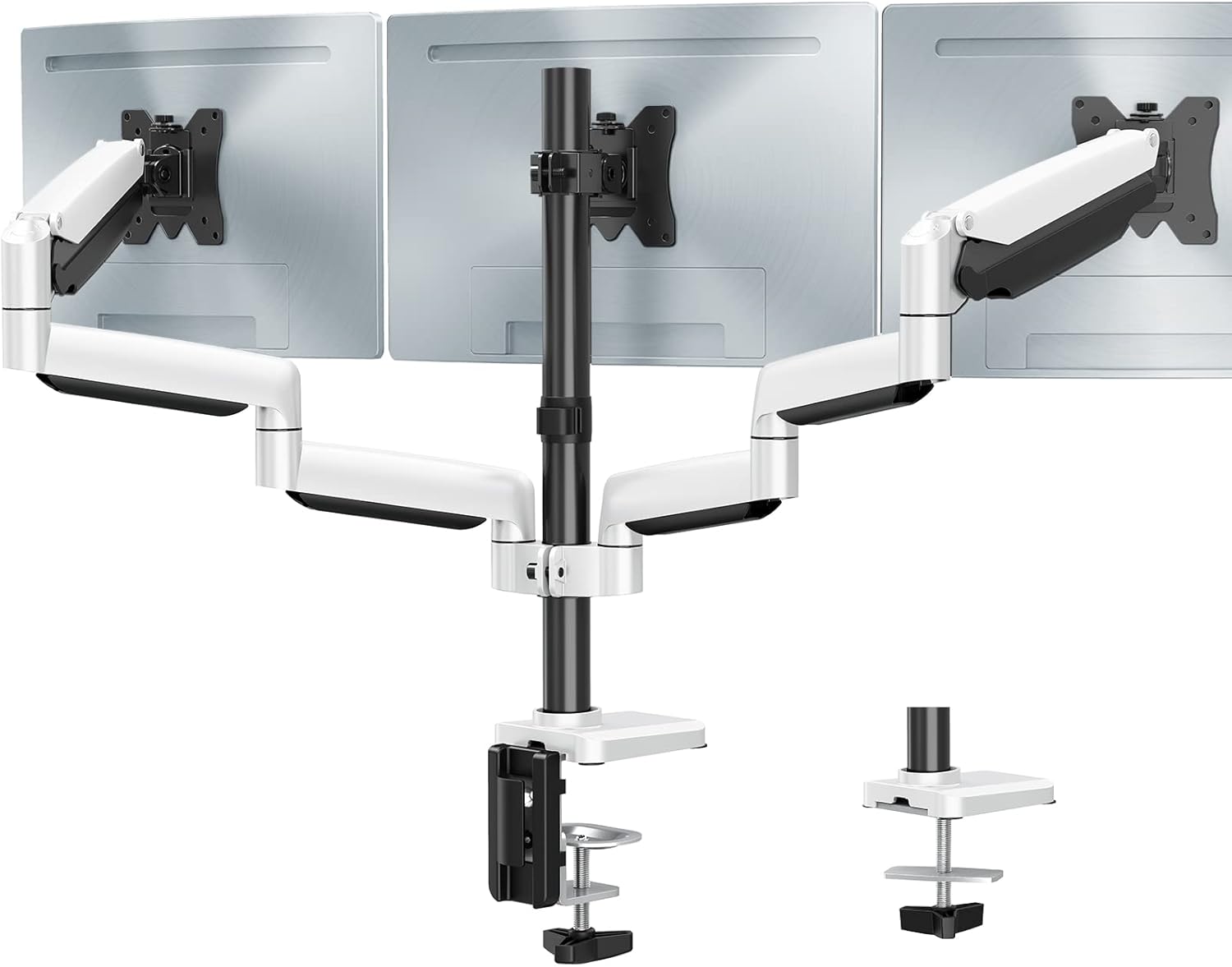 Amazon.com: MOUNT PRO Triple Monitor Mount, 3 Monitor Desk Mount for ...