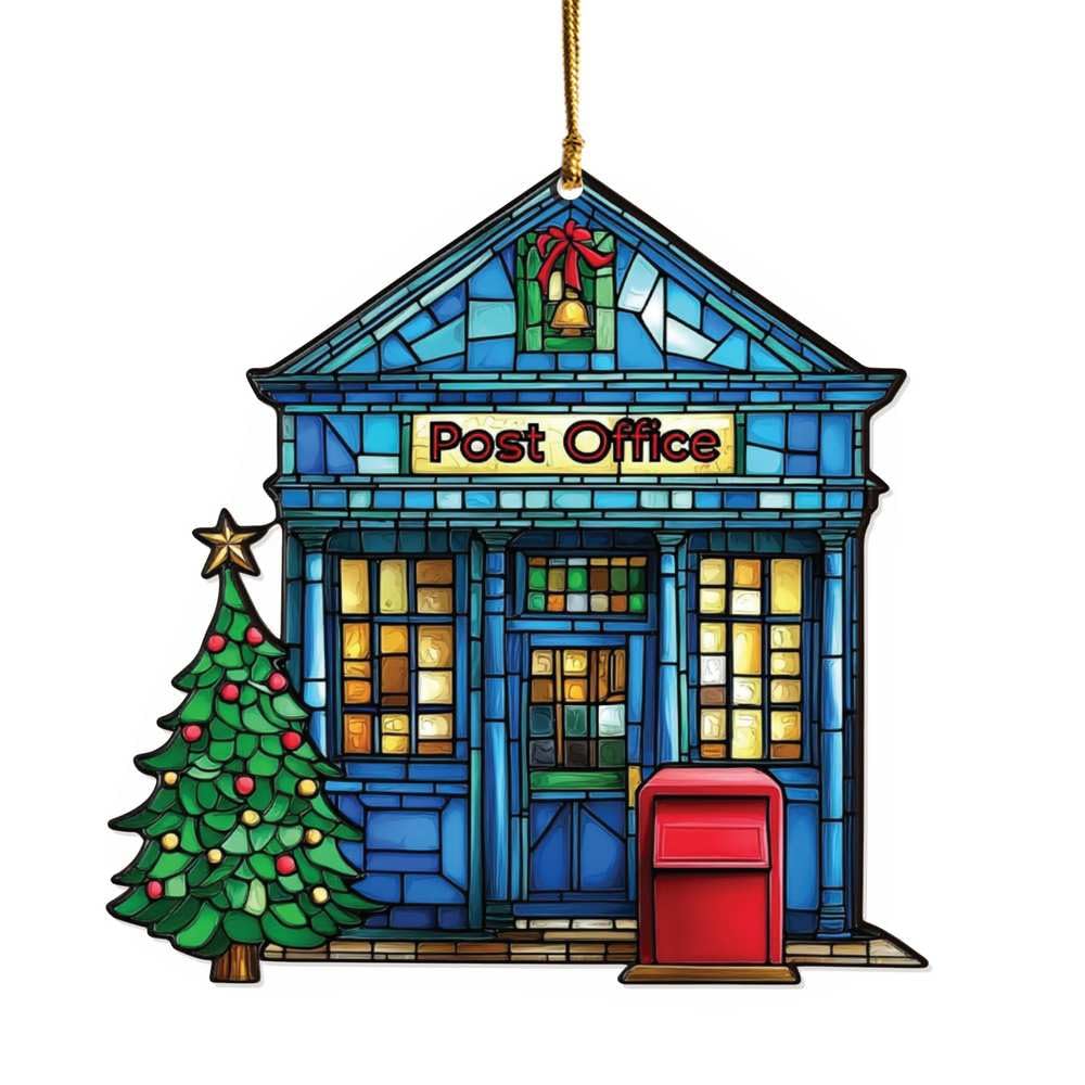 Amazon.com: Post Office Ornaments for Christmas Tree, Post Office ...