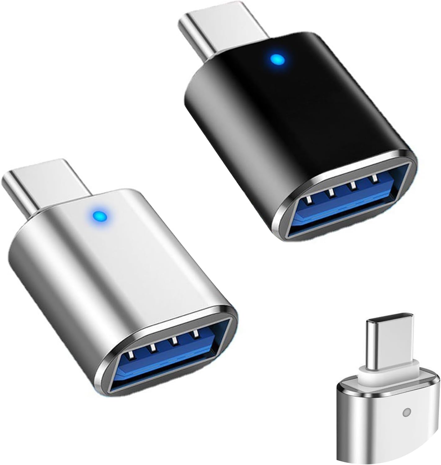 USB C to USB Adapter, USB-C Male to USB 3.0 Female Adapter Compatible ...