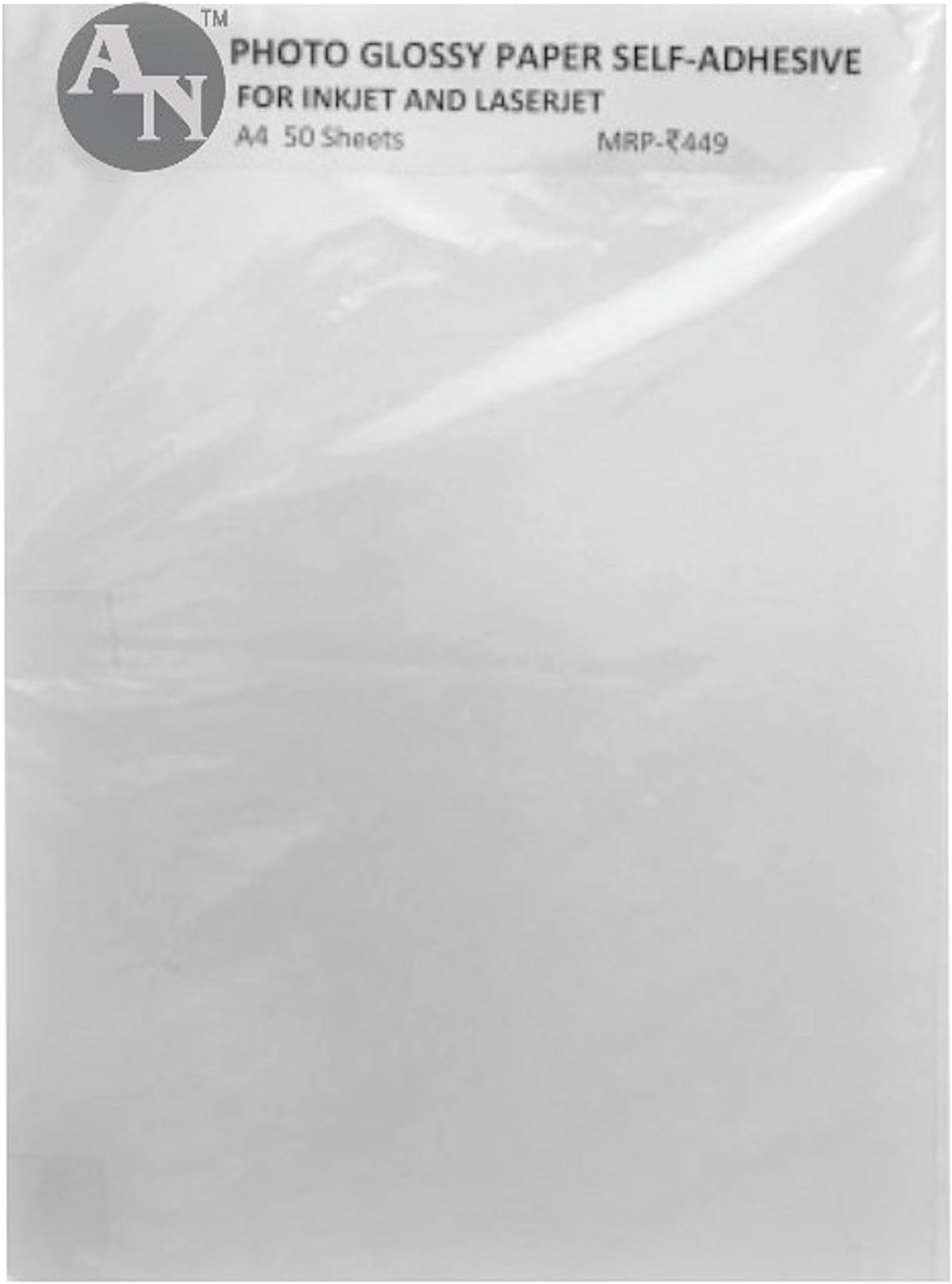 AN PHOTO GLOSSY PAPER SELF-ADHESIVE glossy sticker paper FOR INKJET AND ...