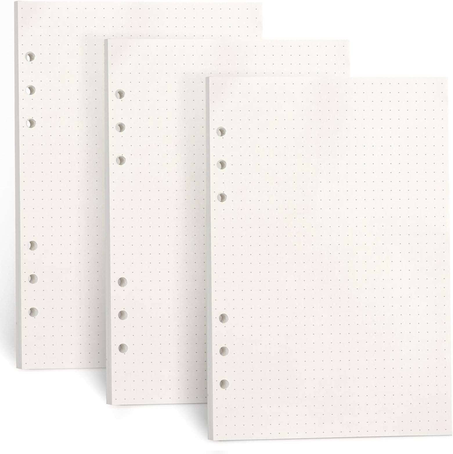 6 Confezioni Fogli A5 con Buchi Carta a Righe a 6 Fori Ricarica di ...