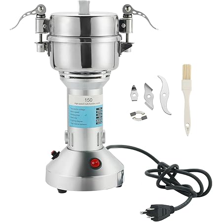 Amazon.com: MYFULLY Electric Grain Mill Grinder High Speed Stainless ...