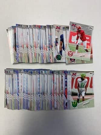 Amazon.com: 2020 Topps XFL Complete Hand Collated Football Set of 175 ...