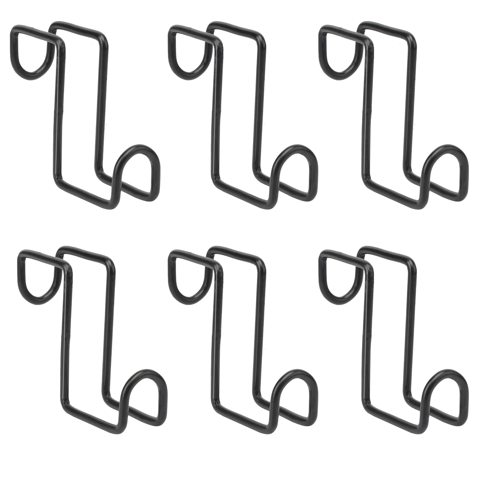 Amazon.com: HDYEGY 6pcs 4 Inch Tack Hook, Heavy Duty Metal Over Rail ...