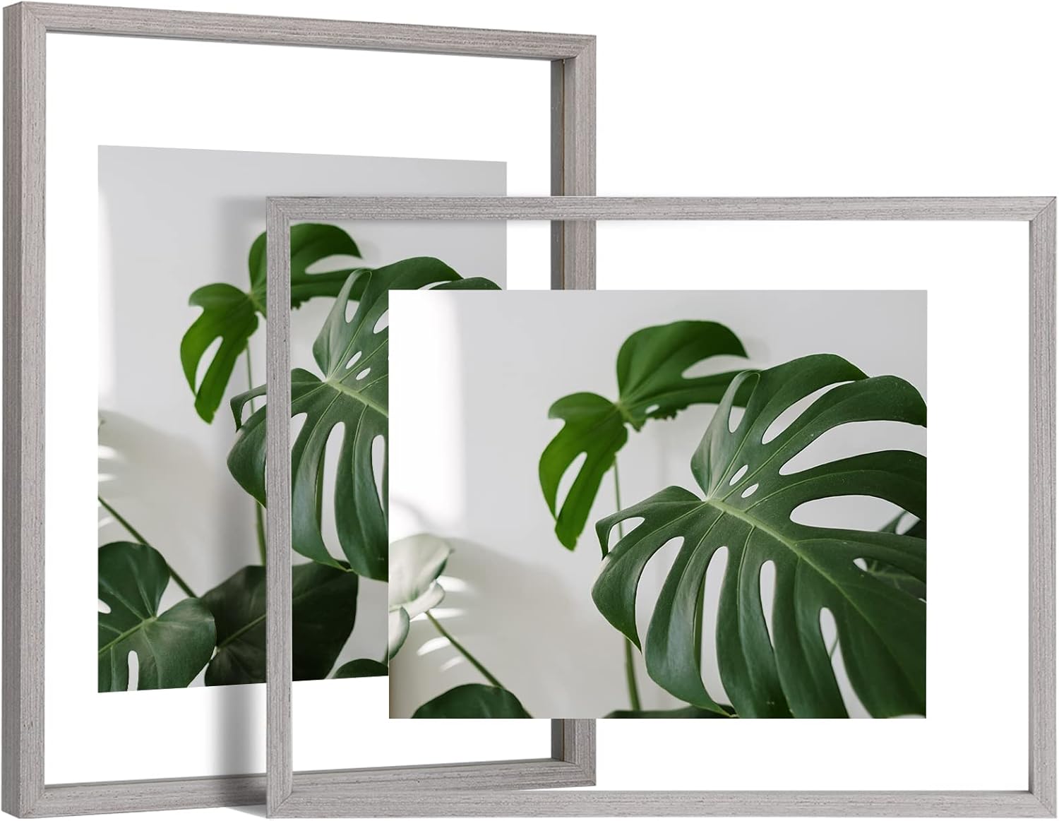Amazon.com - Egofine 11x14 Floating Frames Set of 2, Double Plexiglass ...