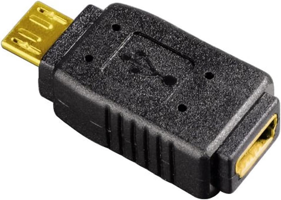 Hama - USB M - Mini USB F, Male/Female, Micro-USB M, Mini-USB F, Negro ...