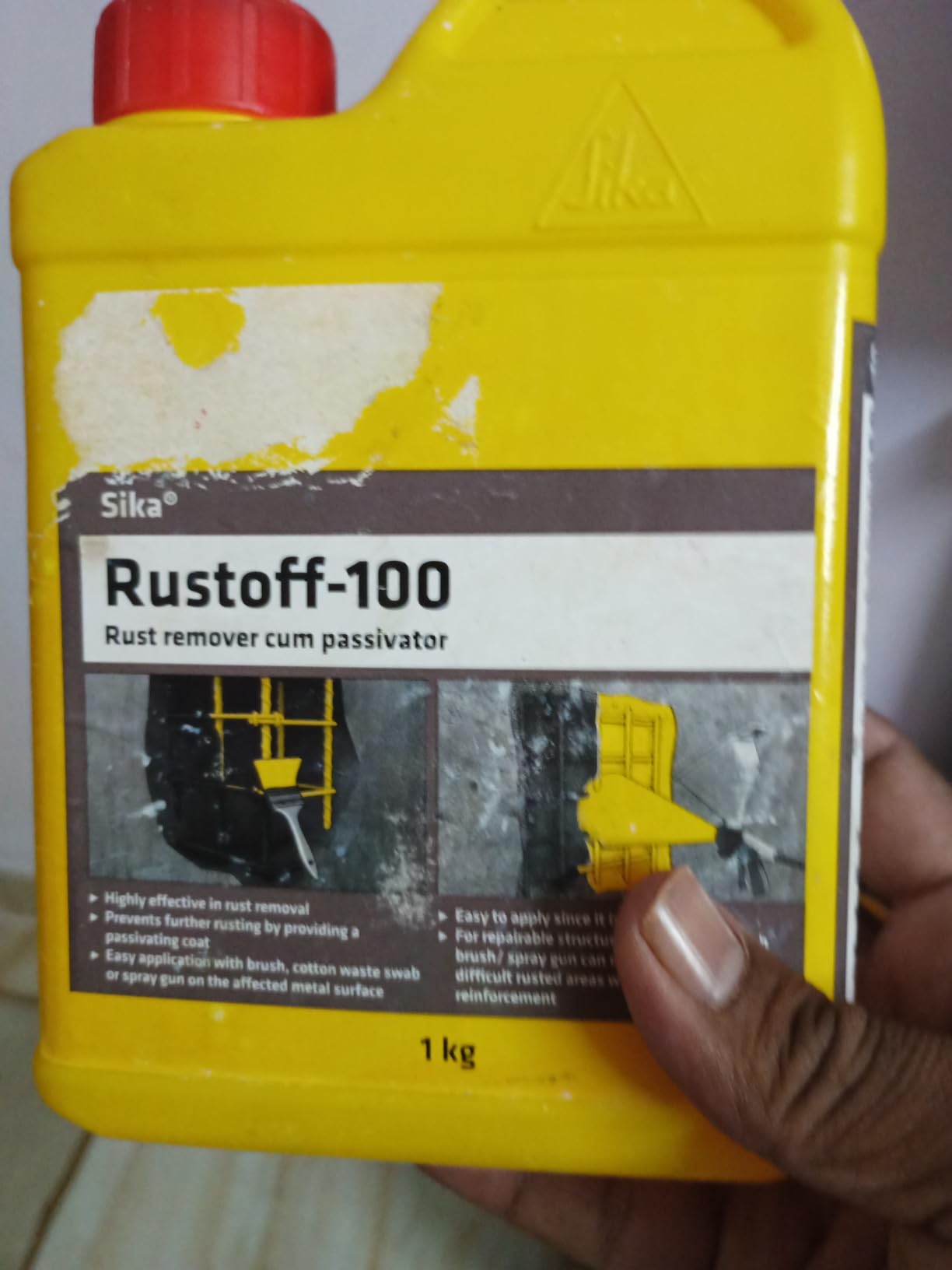 Sika Rustoff-100, Rust remover cum passivator liquid, easy-to-apply ...