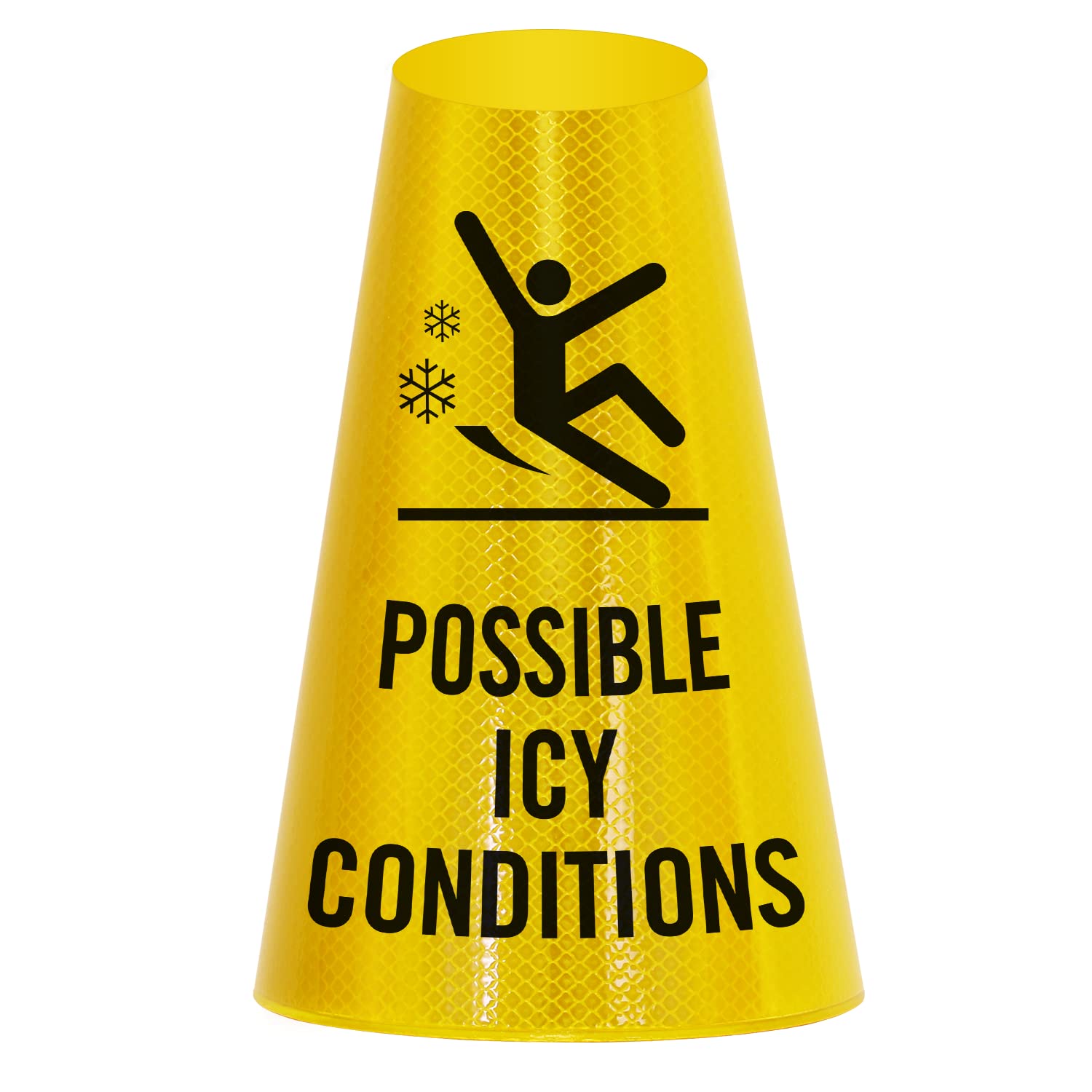 Snapklik.com : SmartSign Possible Icy Conditions” Bright Reflective ...