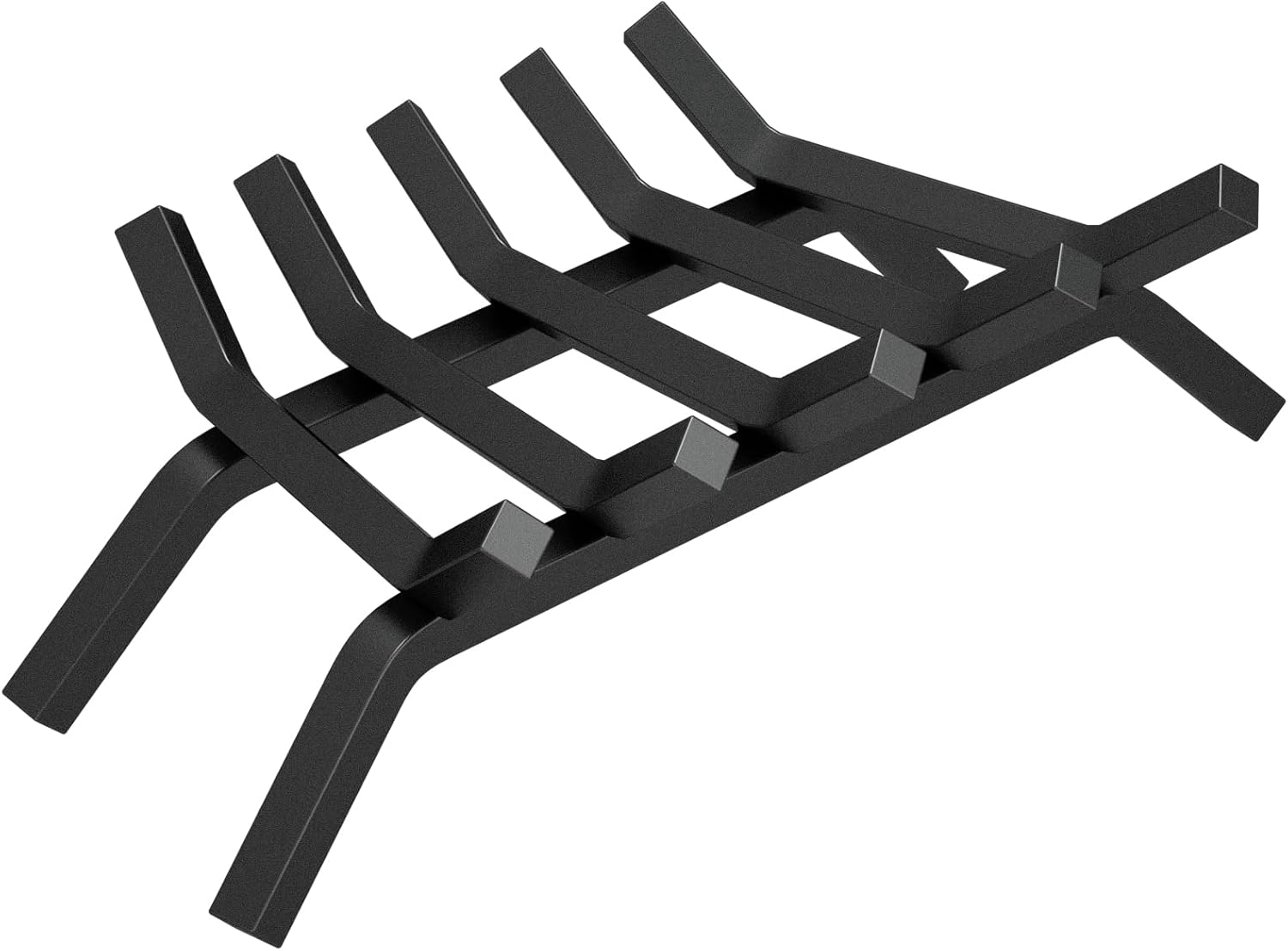 Amazon.com: hykolity 21 in. Fireplace Log Grate, Heavy Duty Solid Steel ...