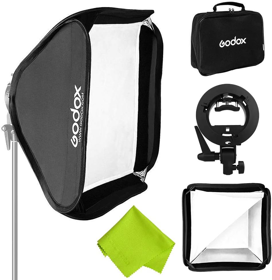 Amazon.com : Godox 24"x 24" 60cmx60cm Foldable Universal Softbox with S ...
