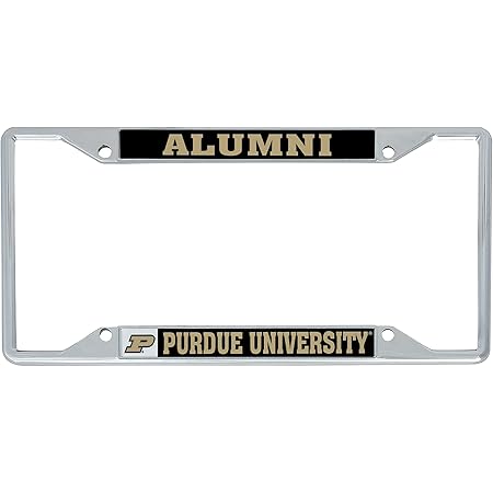 Amazon.com: Purdue University Boilermakers Metal License Plate Frame ...