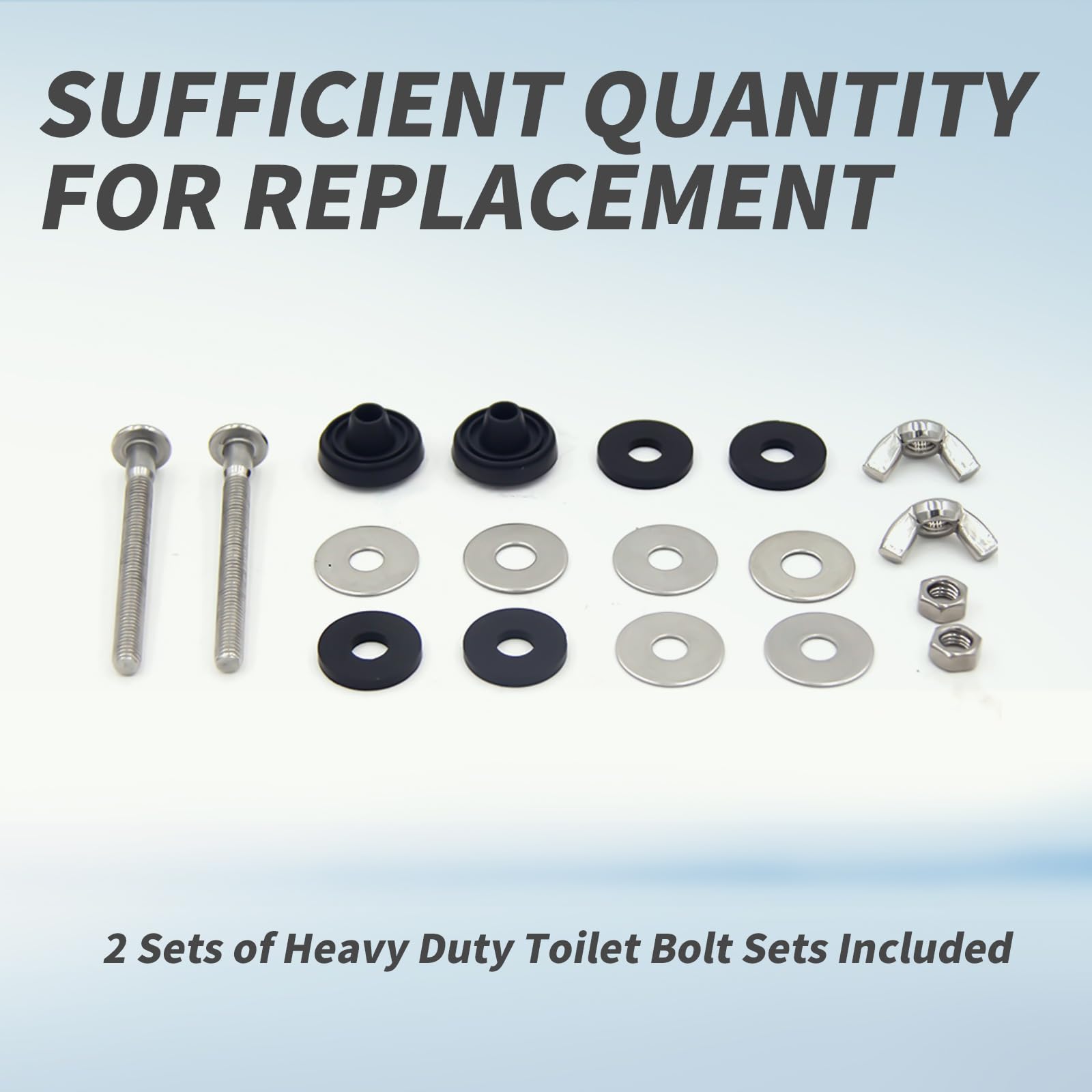 Snapklik.com : 2PCS Universal Toilet Tank To Bowl Bolts Kit - Heavy ...