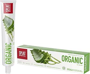 SPLAT Special Organic Tea Tree Mint Toothpaste|Aloe Vera Gel|Gum ...