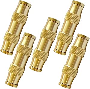 Qolekog 5pcs 1/4 inch Brass Quick Connect Push-to-Connect Air Brake ...