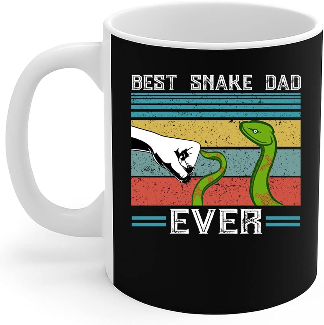 Amazon.com: Apular Snake Dad Mug Mens World's Best Snake Dad Ever Funny ...