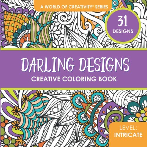 Amazon.com: Darling Designs Creative Coloring Book: 31 Whimsical ...