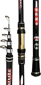 Amazon.co.jp: Carbon Fiber Telescopic Fishing Rod Super Hard Short ...