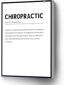 Amazon.com: Chiropractic Definition Canvas Print Chiropractor Quotes ...