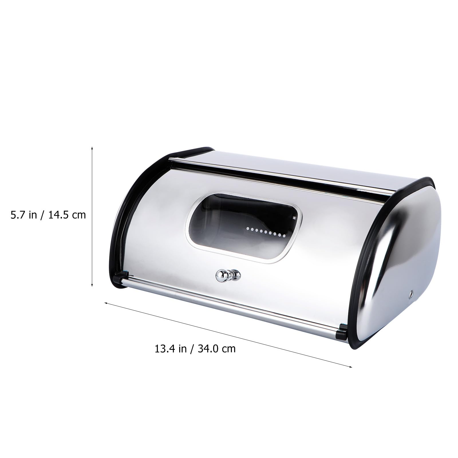 Snapklik.com : Bread Keeper Stainless Steel Bread Bread Bin Bread Bins ...