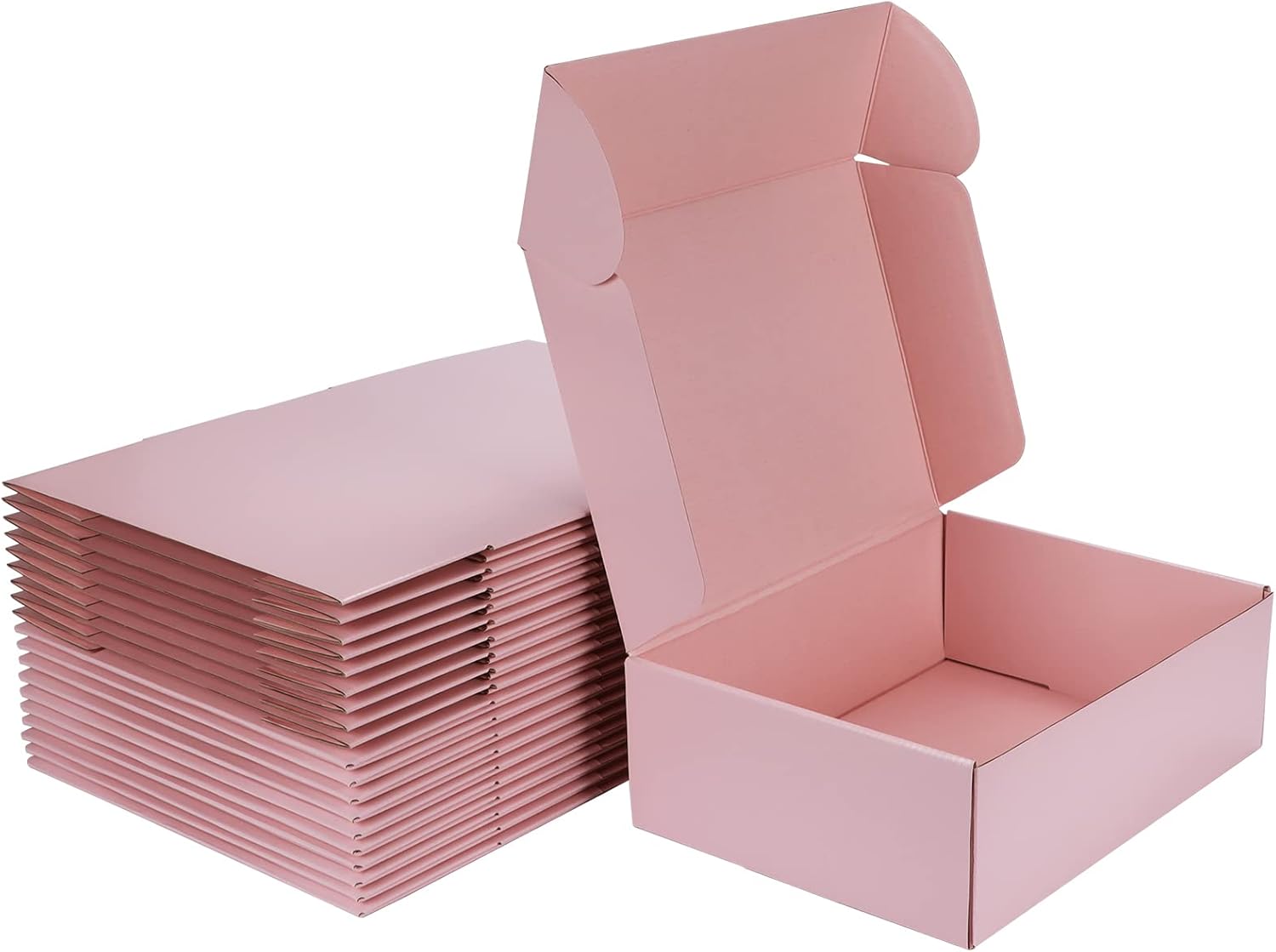 Amazon.com: MEBRUDY 12x9x4 Pink Shipping Boxes Pack of 20 and 10x7x3 ...