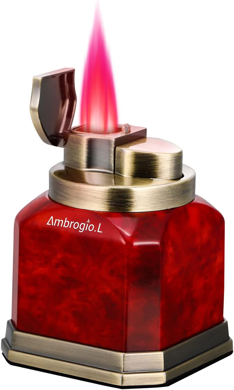Amazon.com: Desktop Four Torch Flame Lighter Windproof Fine Lighters ...