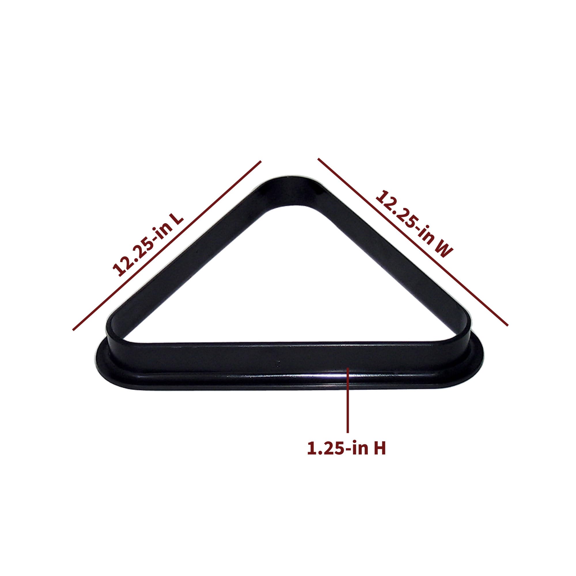 Snapklik.com : Hathaway Pool Table Triangle Rack Durable Plastic ...
