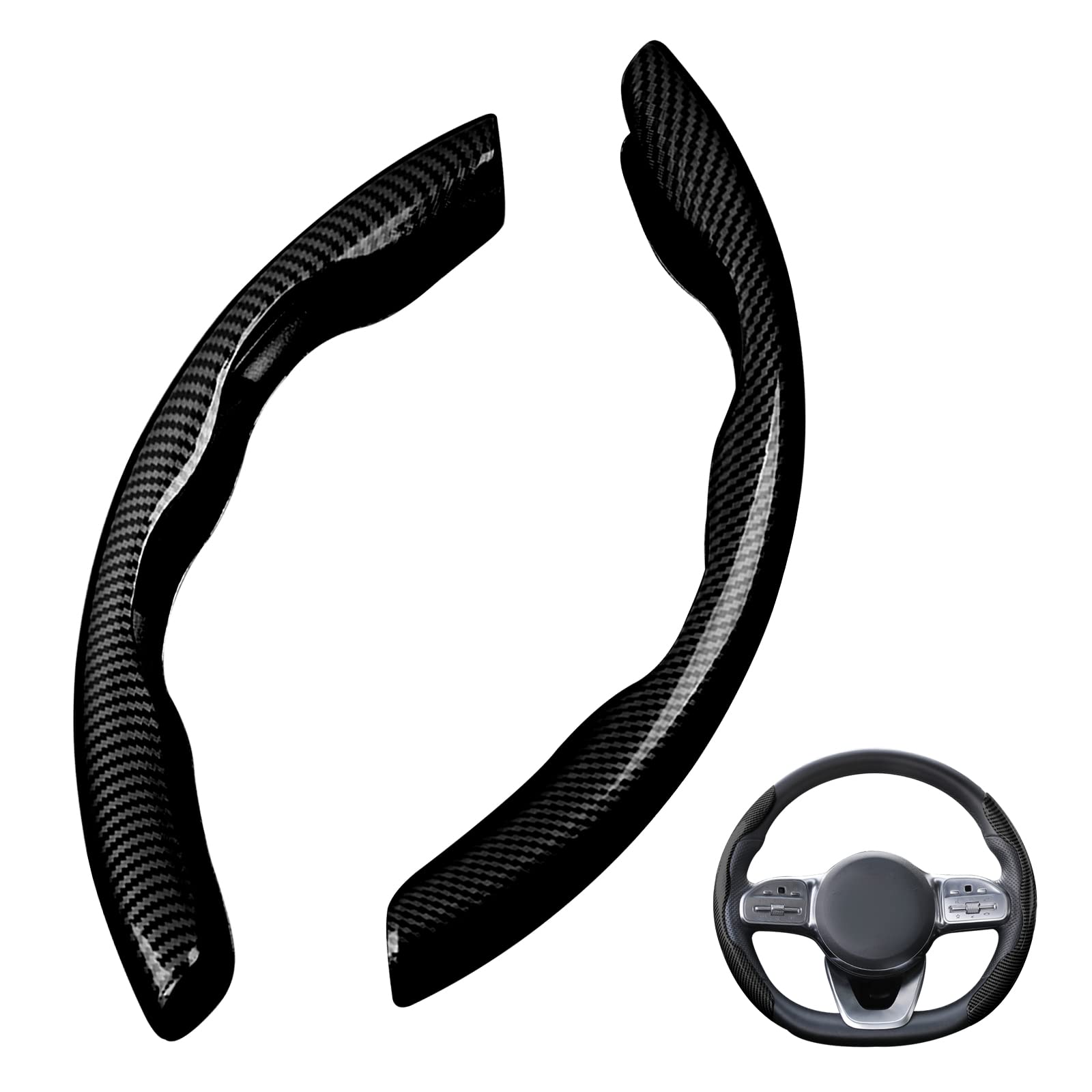 2pc For Ford DIY Car Steering Wheel Booster Cover