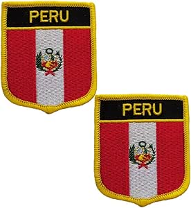 Amazon.com: International Peru Flag Embroidered Patches Tactical Morale ...