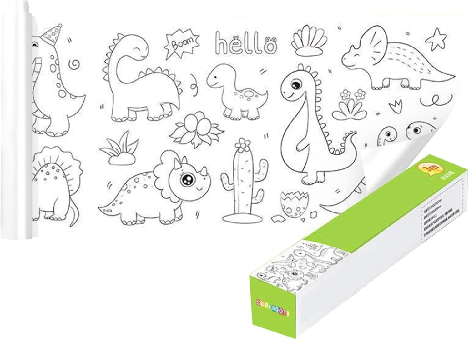 Amazon.com: Gonipol Children's Drawing Roll | 118x11.8inch Drawing ...