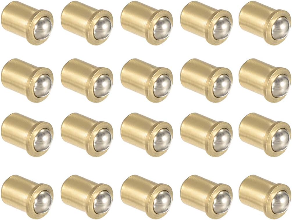 uxcell Door Cabinet Closet Drawer 5mm Dia Brass Ball Catch Latch ...