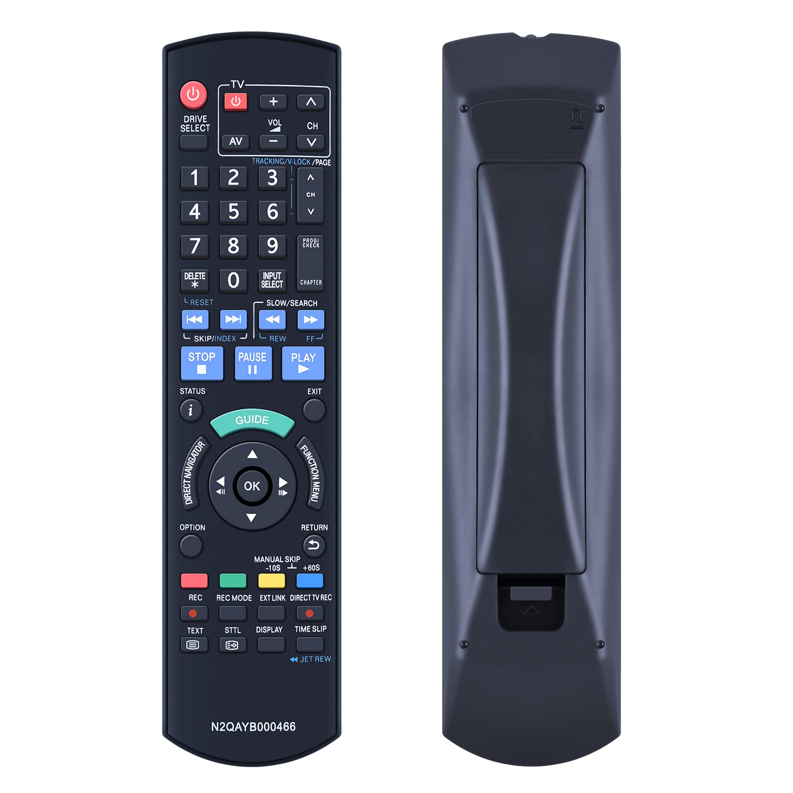 TCNOUMT N2QAYB000466 Remote Control Replacement for Panasonic DVD ...