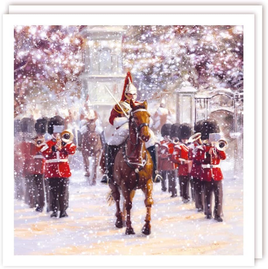 Queen's Parade Royal Guards at Buckingham Palace Rainbow Trust Charity ...