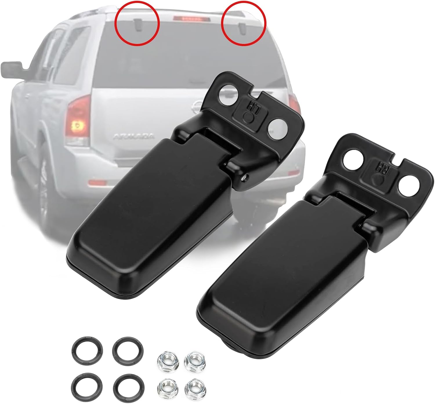 Amazon.com: Rear Window Hinge Liftgate Glass Hinge Kits Right & Left ...