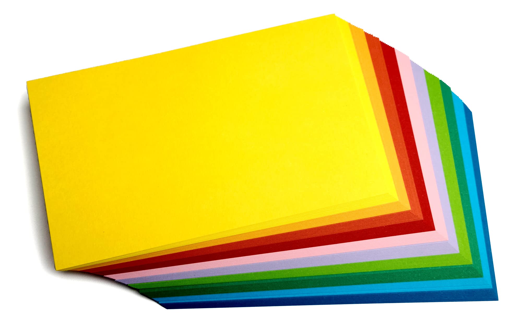 Snapklik.com : PPAPPAPPIYO Multi Set Of 100 Color Blank Index Card 120gsm