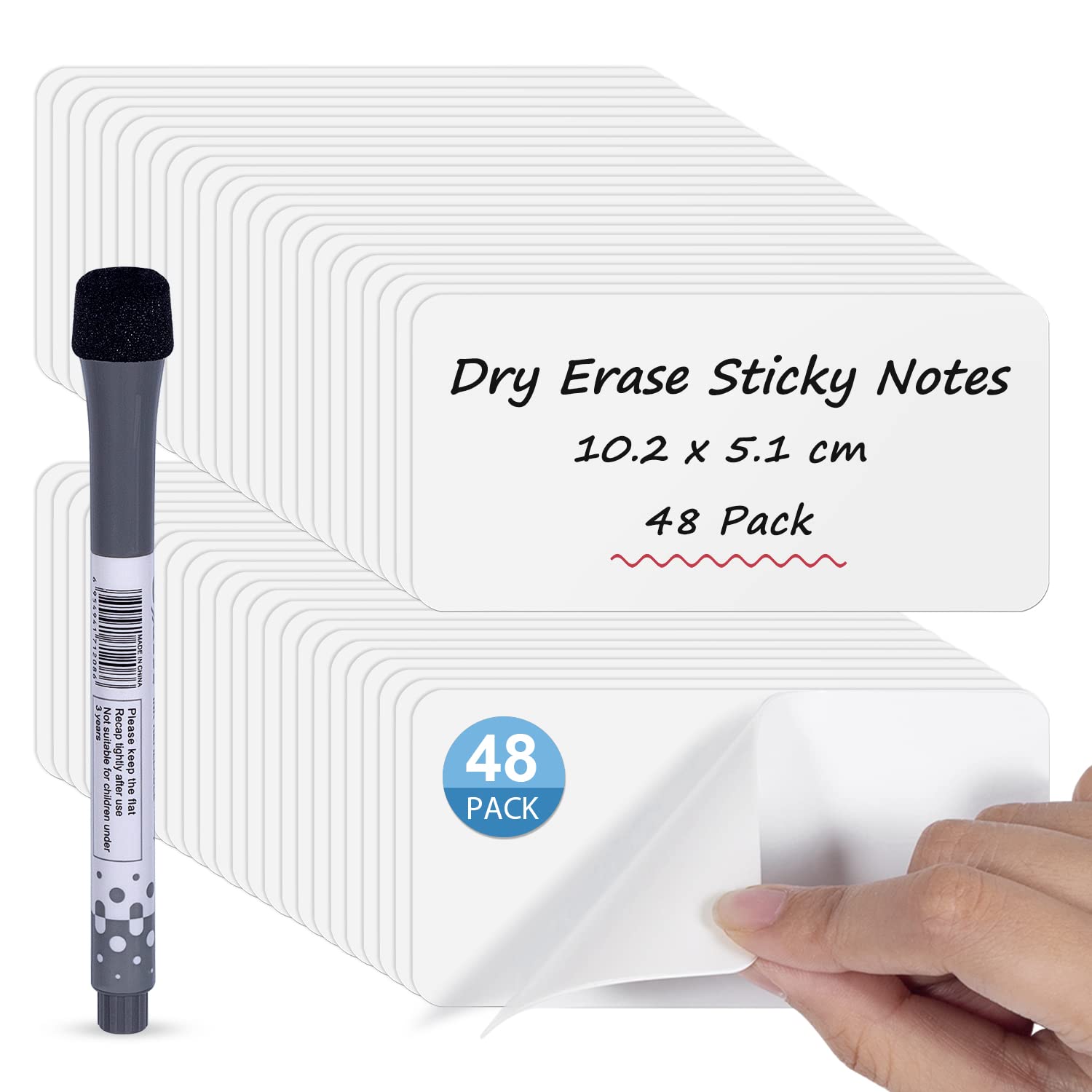 Buy Dry Erase Sticky Notes 4 X 2 48 Pack Reusable Post It Sticky Buy Dry Erase Sticky Notes 4 X 2 48 Pack Reusable Post It Sticky