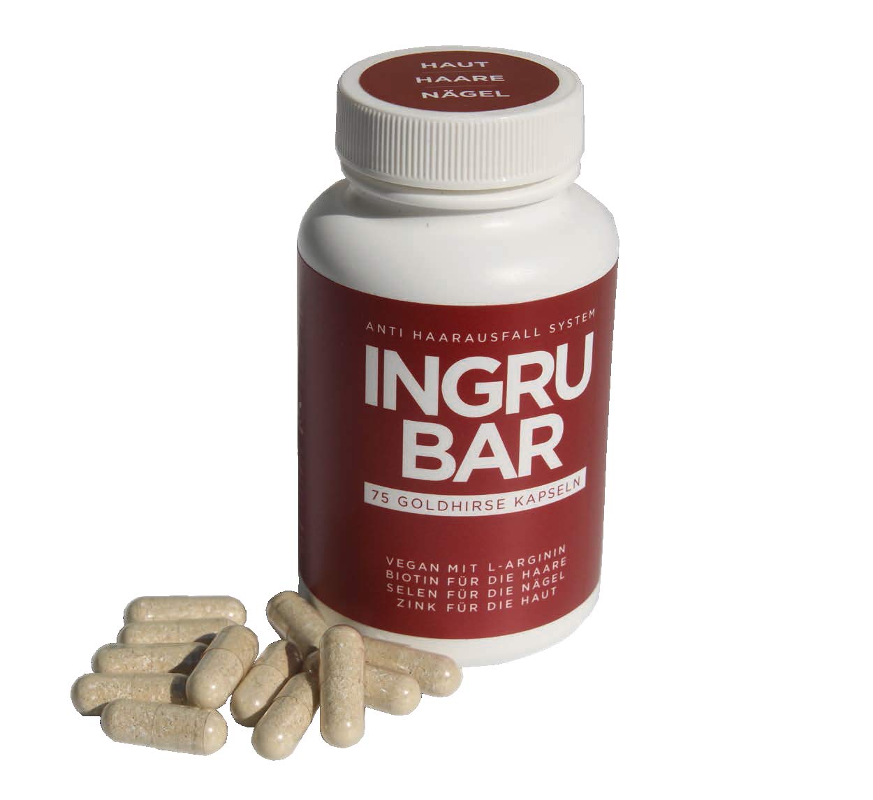 Ingrubar Goldhirse Kapseln (75 Stück, Monatsration): Haarvitamine gegen ...