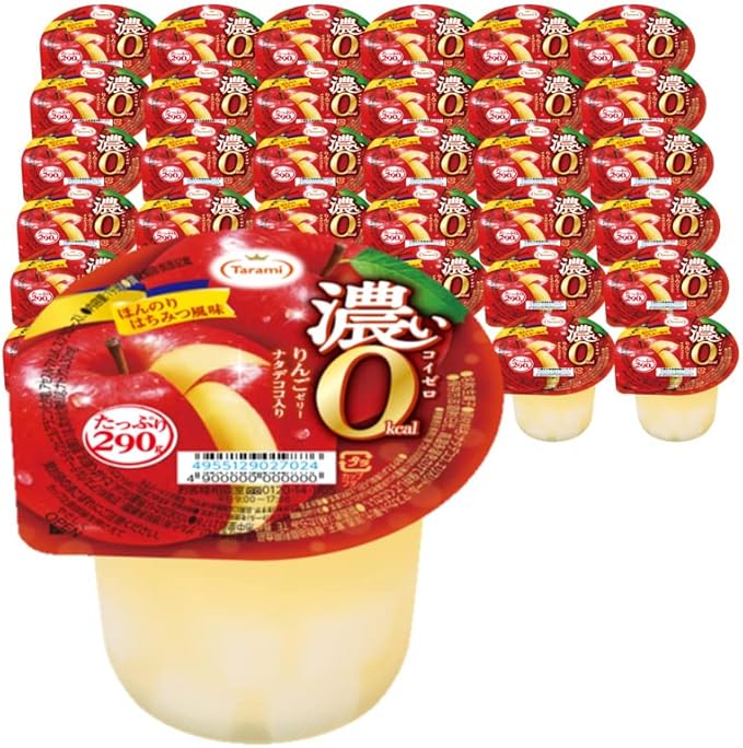 Amazon | たらみ たっぷり290g 濃い0kcal りんご ゼリー 36個セット | たらみ | ゼリー 通販