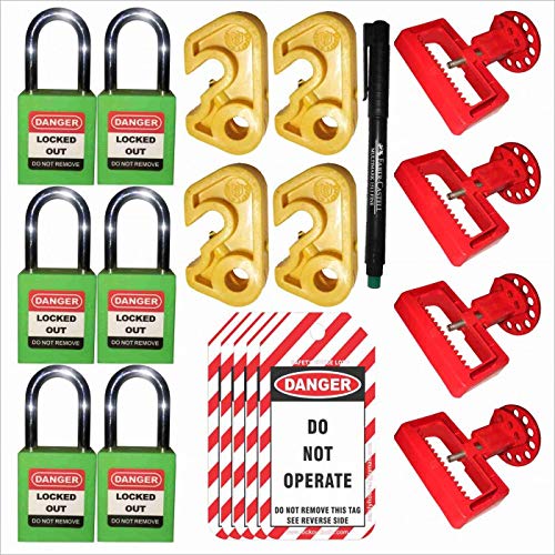Lockout Tagout Loto Kit-178 Set Of 1 Safety House Loto : Amazon.in ...