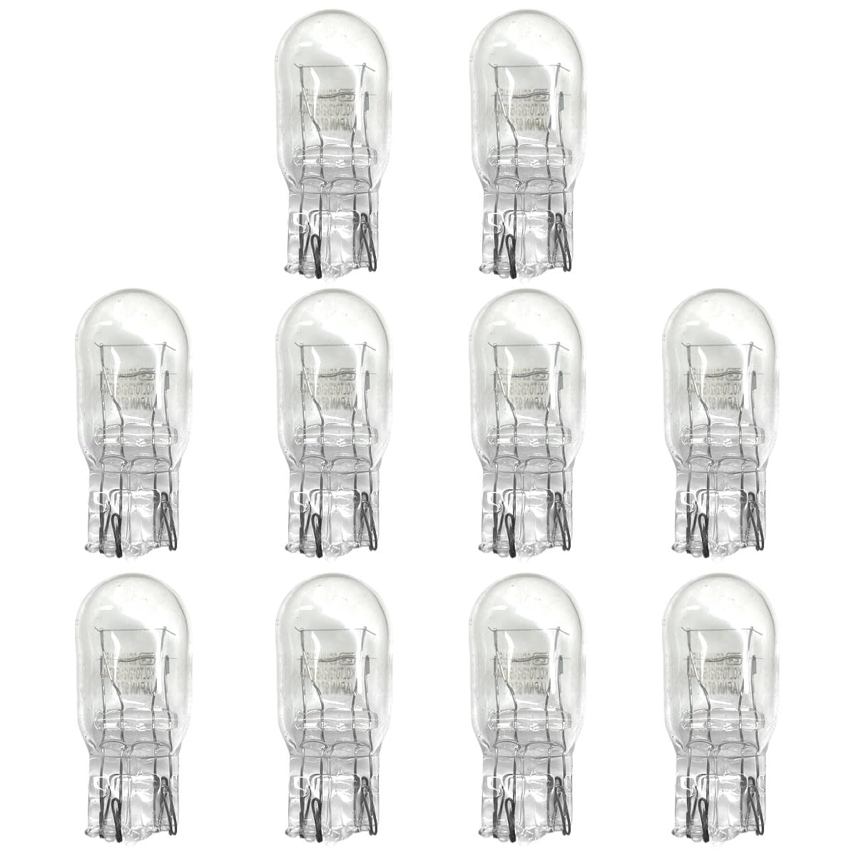 Amazon.com: LAINLOY 10 PCS T20 12V 5W Car Flat Foot Mini Lights, Car ...