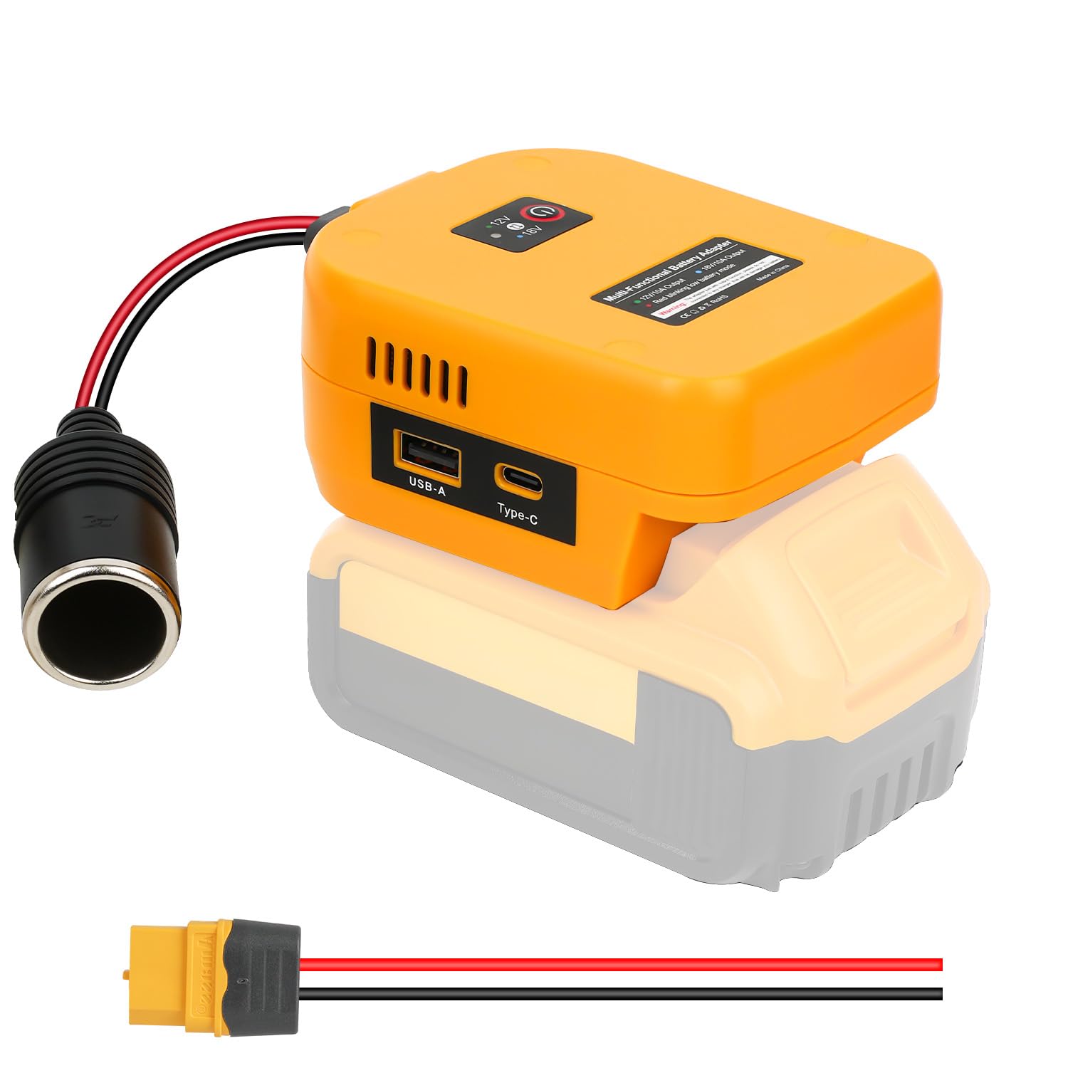 20V to 18V/12V Step-Down Converter for Dewalt 20V Max for Power Wheel ...