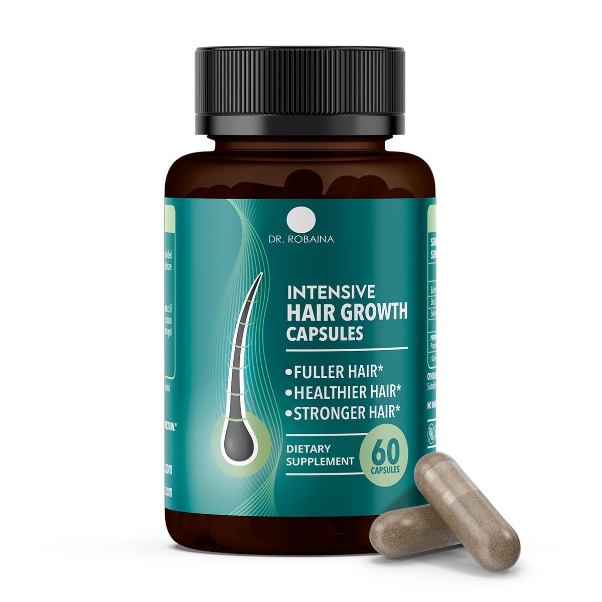 Amazon.com: Dr. Robaina Intensive Hair Growth Capsules | Fuller Hair ...