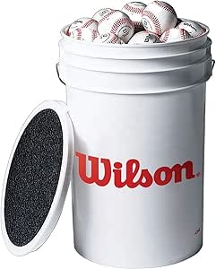 Amazon.co.jp: Wilson Bucket of Blem Baseballs (3 dozen) [並行輸入品 ...