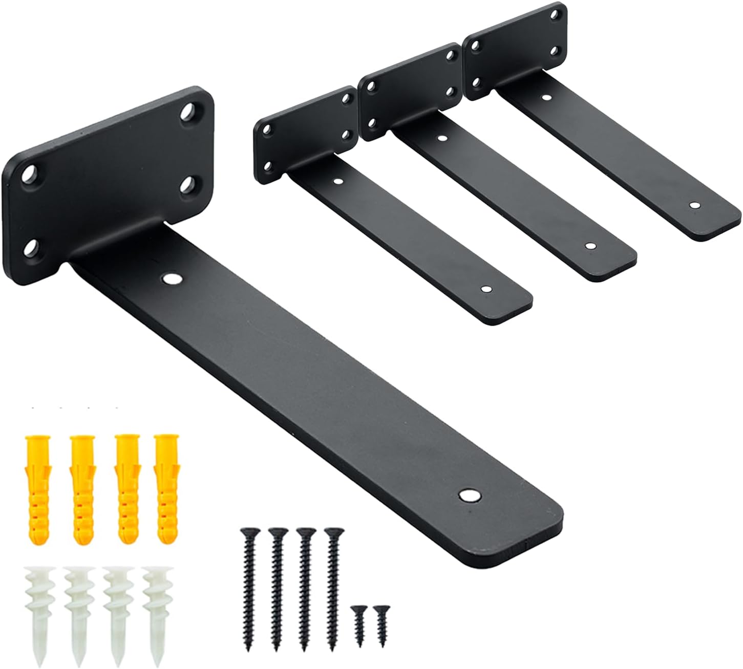 Amazon.com: Floating Shelf Bracket 8 Inch, Heavy Duty Floating Shelves ...