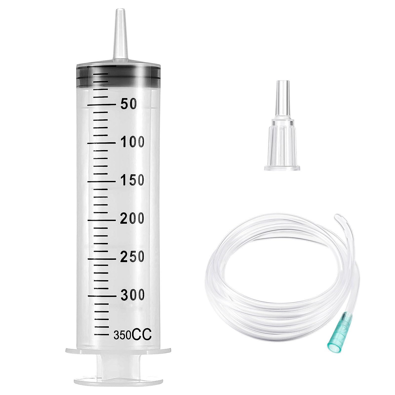 winbest Large Syringe, 350ml Plastic Syringe, Reusable Liquid Syringe ...